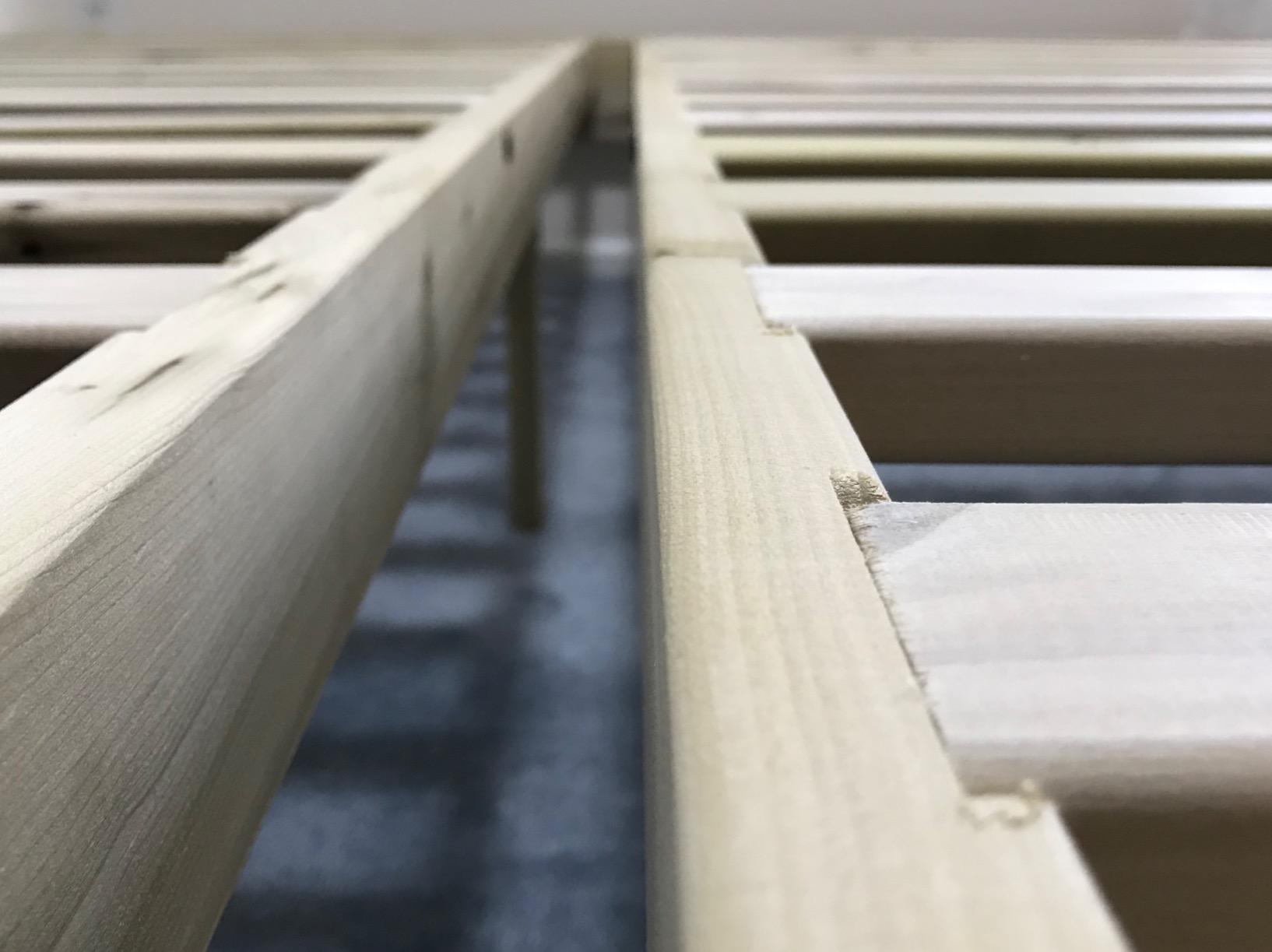 $32/mo - Finance KD Frames Nomad Platform Natural Poplar Bed - King