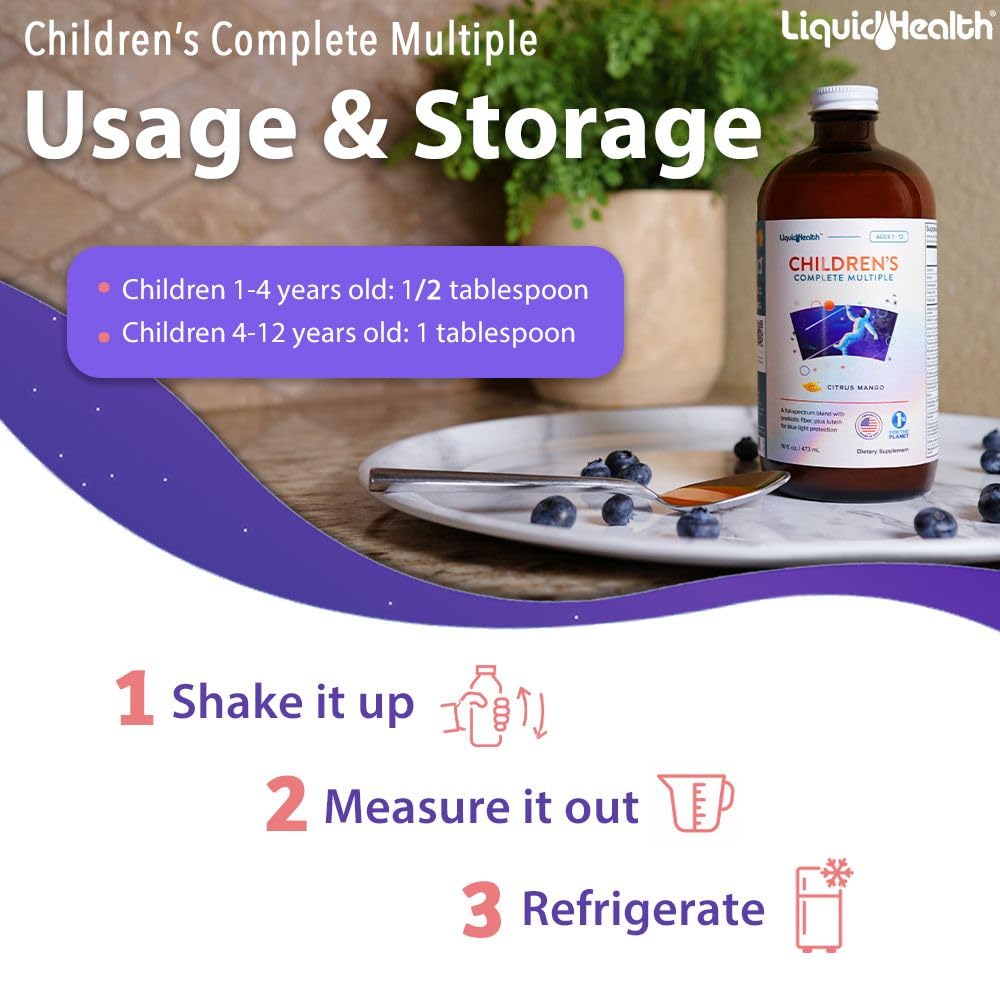 Mua LIQUIDHEALTH 16 Oz Kids Liquid Multivitamin Complete Multiple for ...