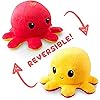 TeeTurtle - The Original Reversible Octopus Plushie - Red + Yellow ...
