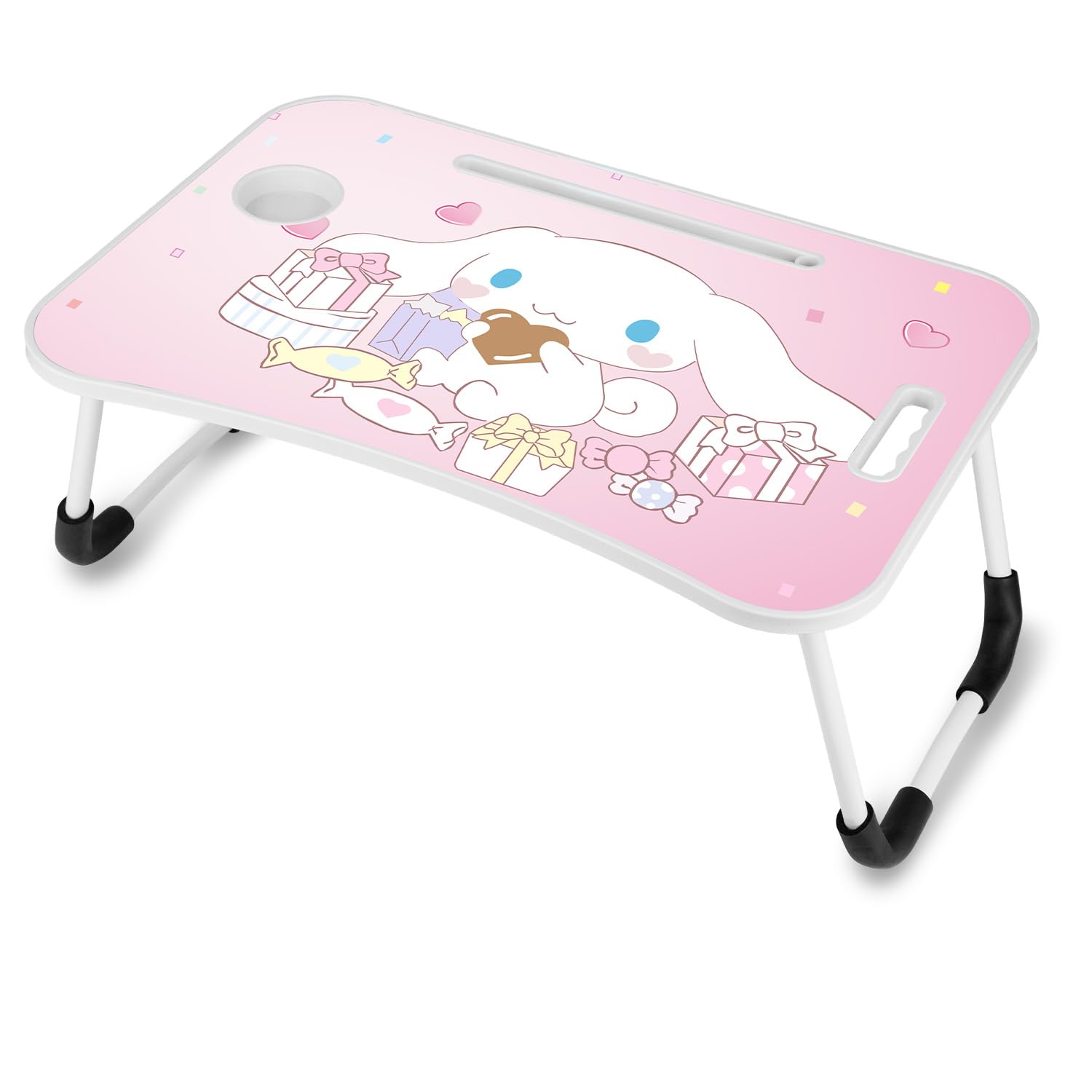 Kawaii Laptop Desk Foldable, Kawaii Bed Desk Table Cute Folding ...