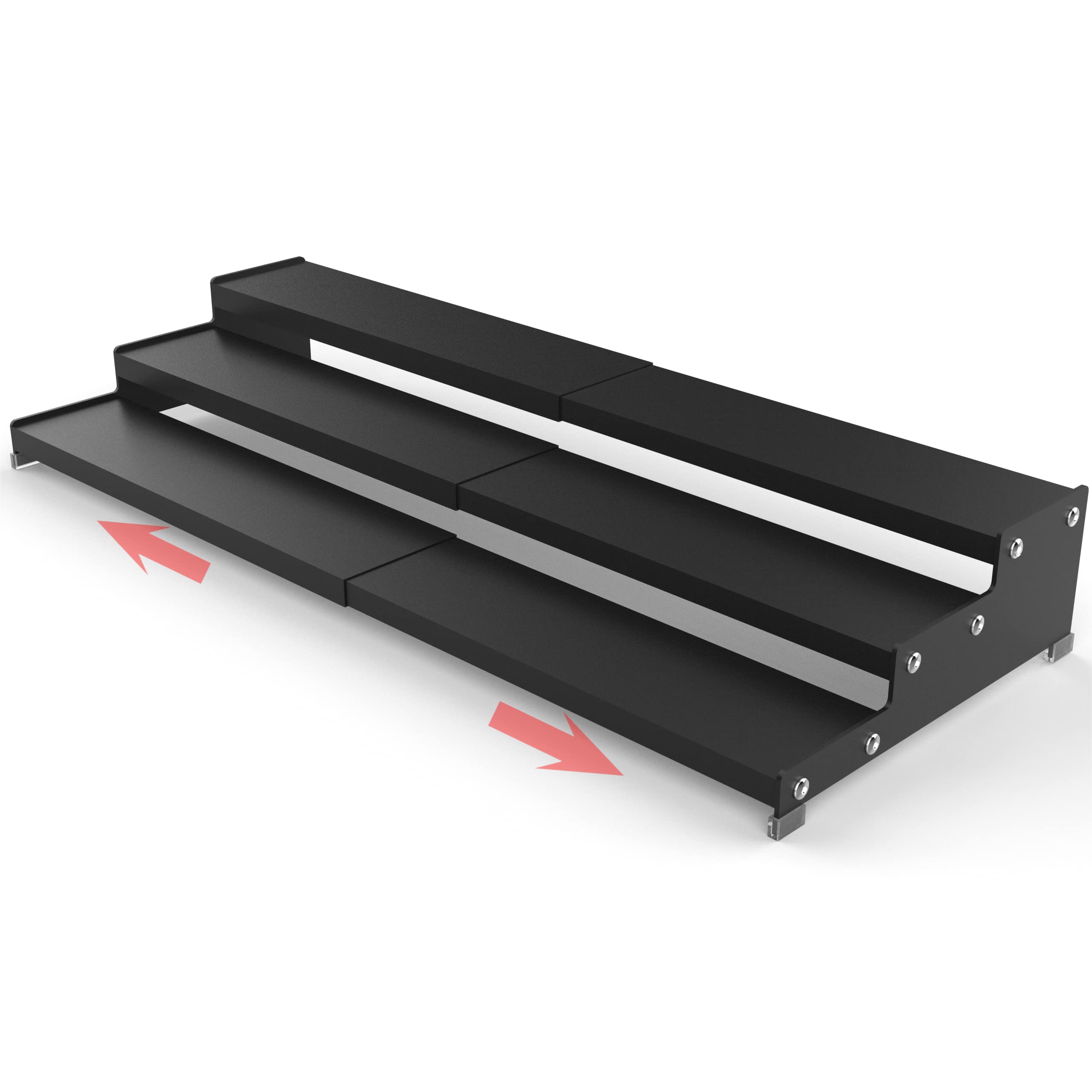 Jojocross Spice Rack Organizer 3 Tier Expandable Display Shelf(12.8"-24 ...