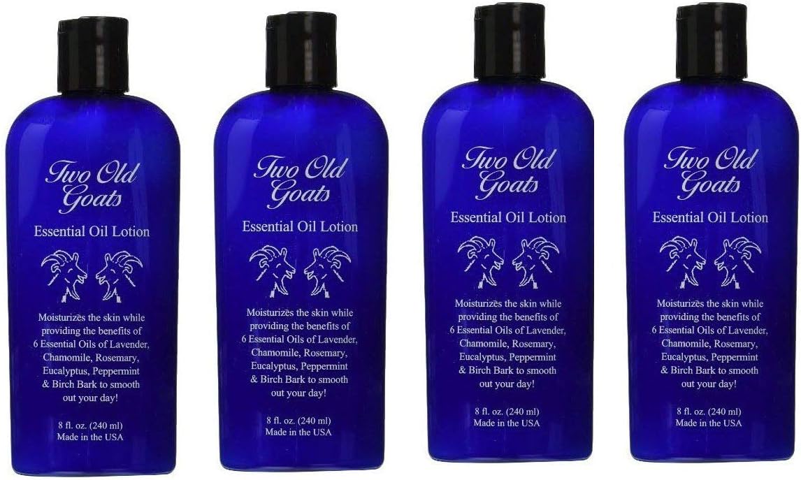 Amazon.com: Two Old Goats Essential Oil Lotion, 8 Fluid Ounce, Pack of ...