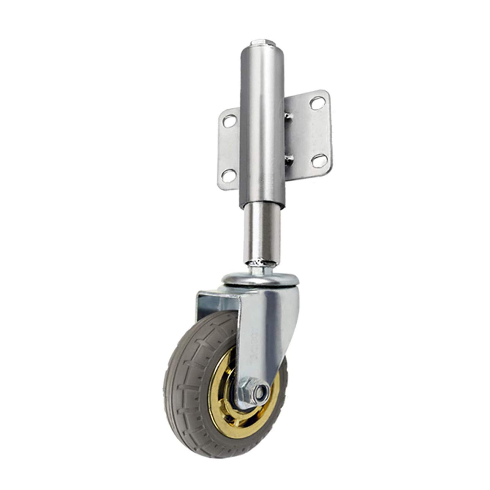 Buy HUAZIYU 4 Inch Gate Wheel Spring Loaded Swivel Caster Heavy Duty ...