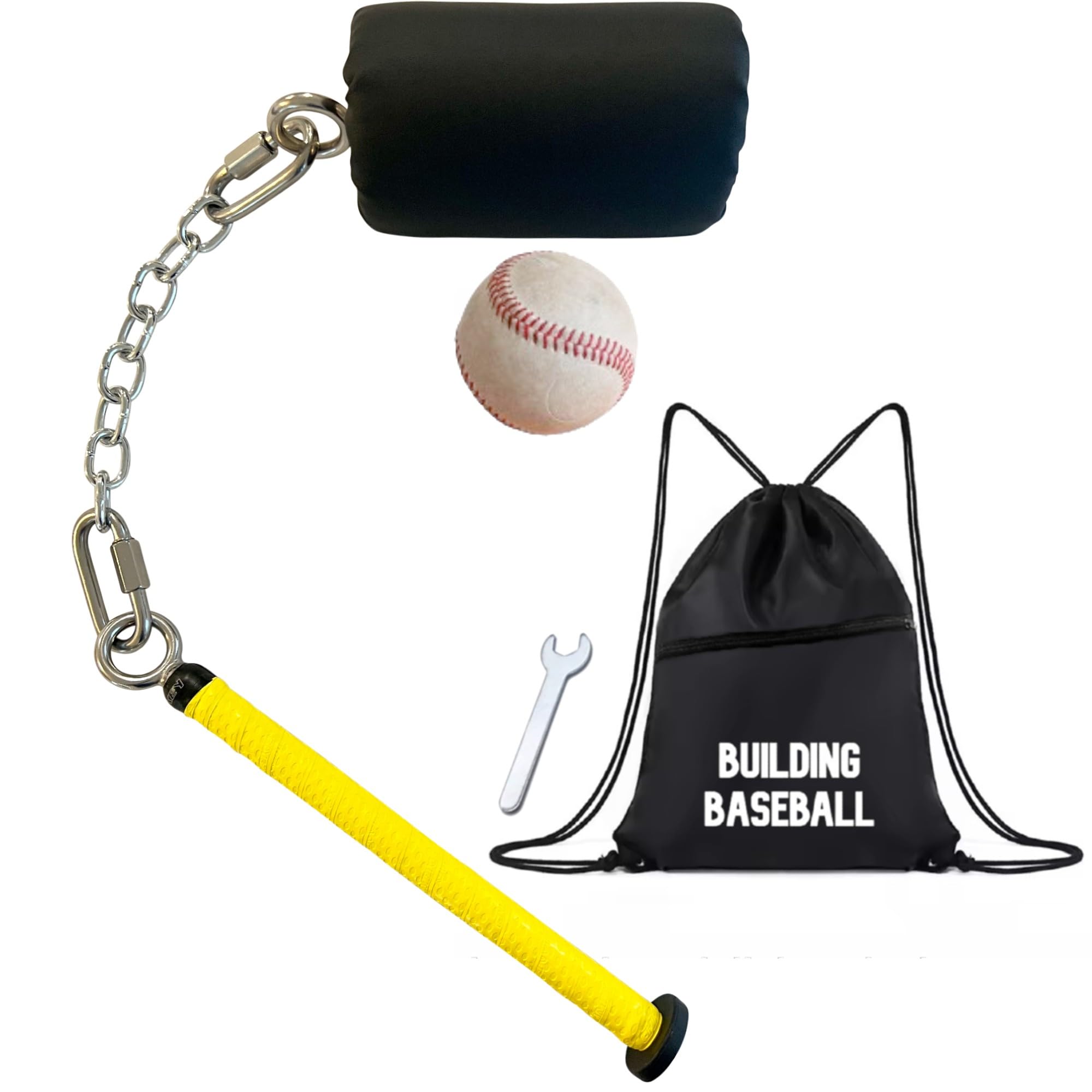 The Whip Bat – Baseball & Softball Hitting Training Aid. Hit with Real Baseballs and softballs ...