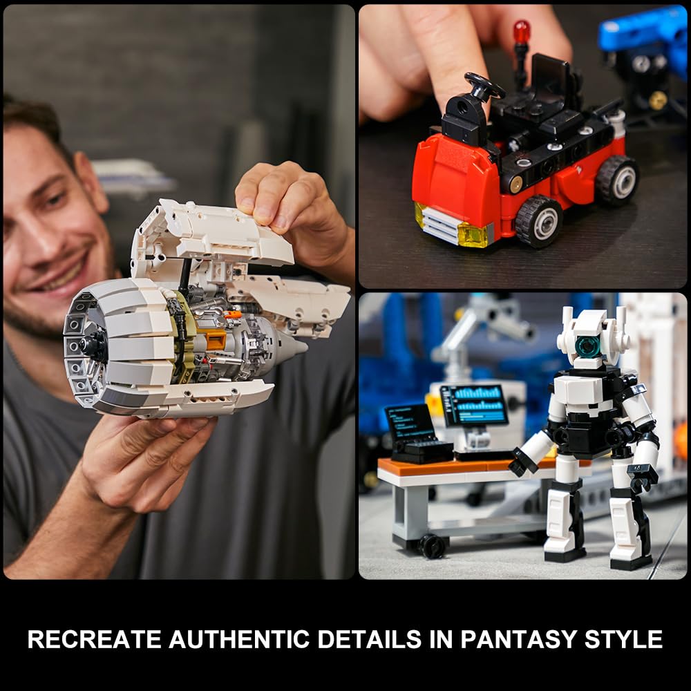 Mua BRICKKK PANTASY City Aircraft Engine Workshop Building Sets for ...