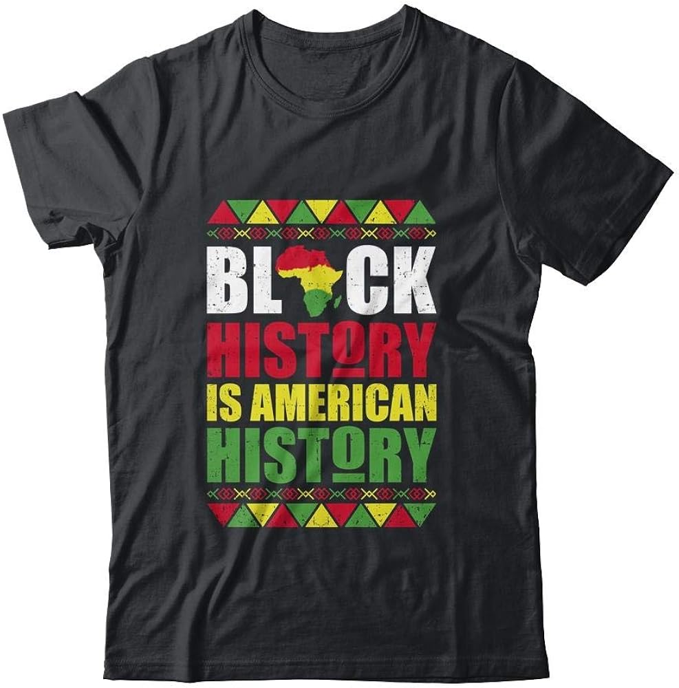 Amazon.com: TeesPure Black History is American History Patriotic ...
