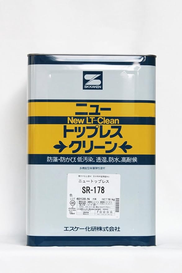 Amazon | エスケー化研 ニュートップレスクリーン SR-178 16kg | 塗料缶・ペンキ