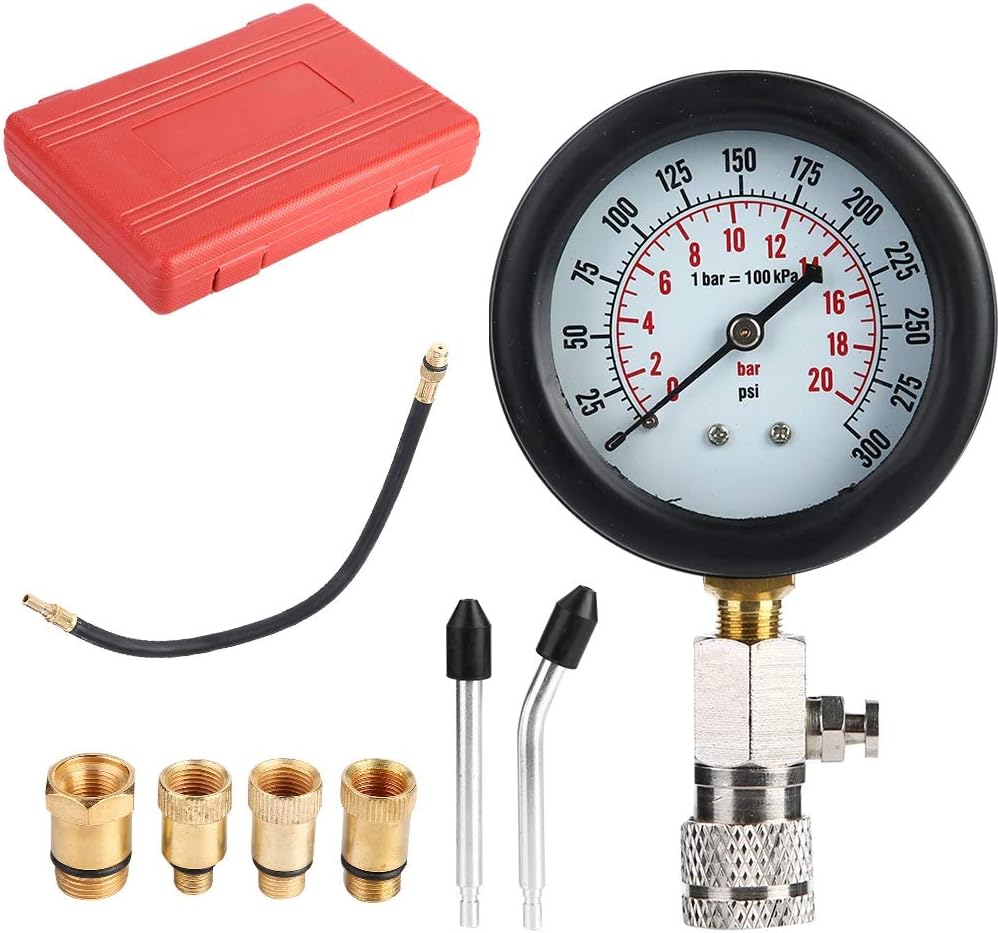 KIMISS Petrol Engine Gas Engine Cylinder Pressure Compression Tester ...