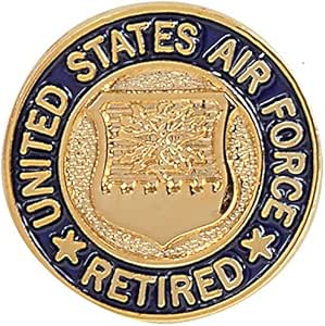 Amazon.com: US Air Force Retired 5/8" Lapel Pin: Toys & Games