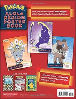 Alola Region Poster Book (Pokémon): Scholastic: 9781338161229: Amazon ...
