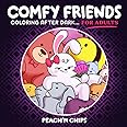 Amazon.com: COMFY FRIENDS: Cute Coloring Book for Adults Featuring Bold ...