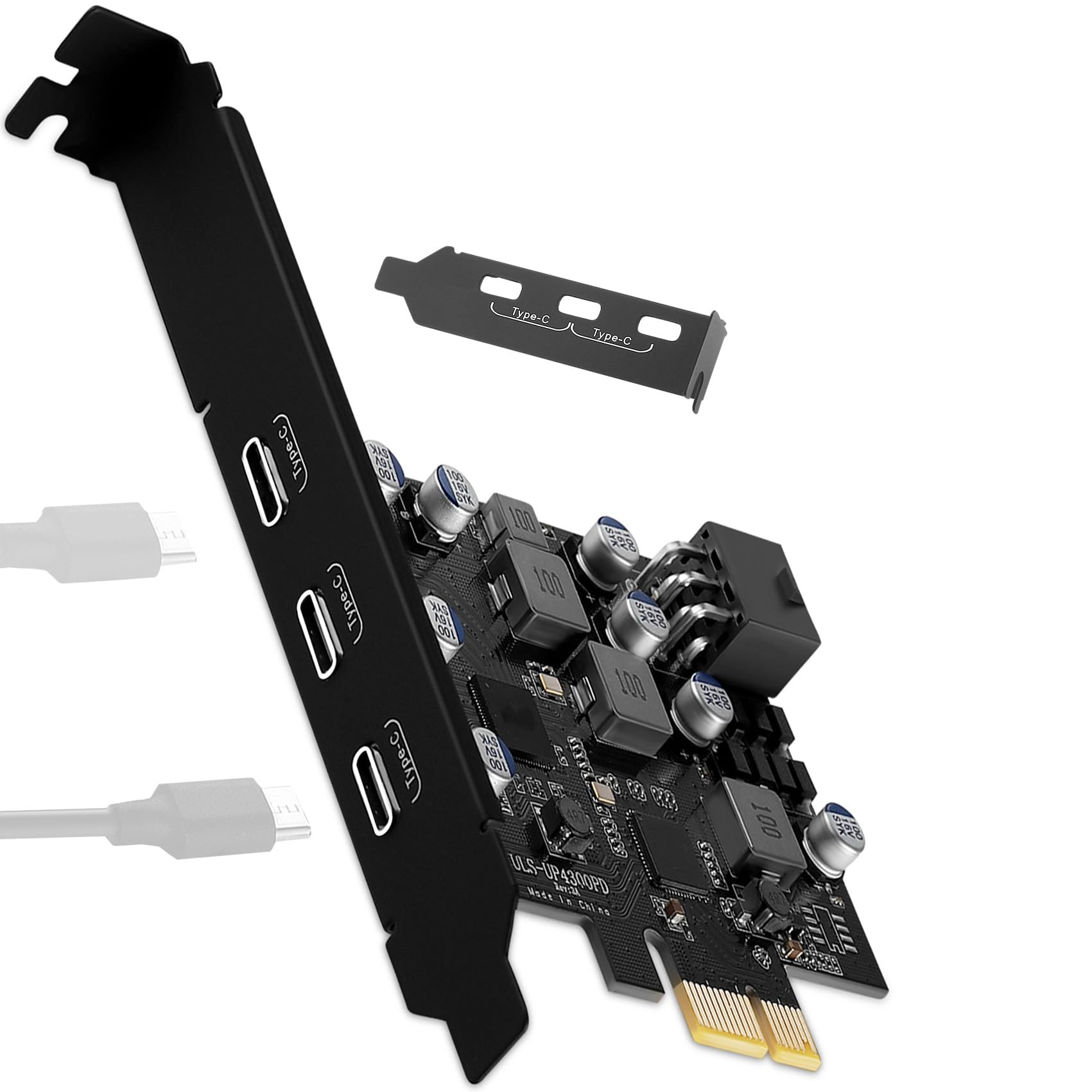 Mua YEELIYA USB PCIe Card 20W Power Delivery 3 USB Type-C Ports PCIe ...