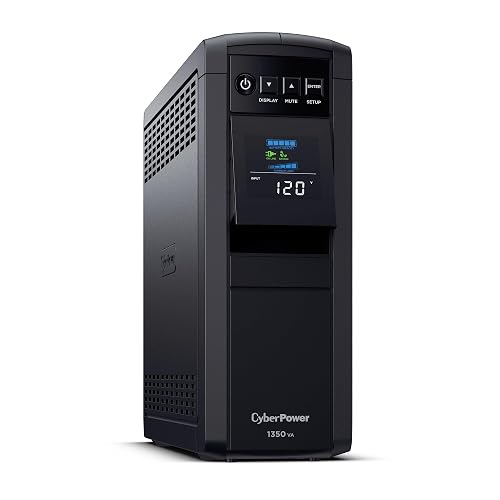 CyberPower CP1350PFCLCD PFC Sinewave UPS Battery Backup and Surge ...