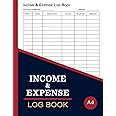 Amazon.com: Income And Expense Log Book: Daily & Monthly Income Expense ...