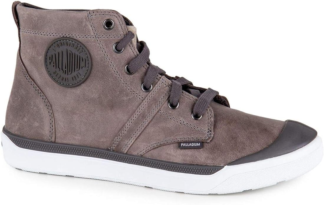 Palladium Baskets Montantes en Cuir Homme Pallarue Hi Leather 40 Beige ...