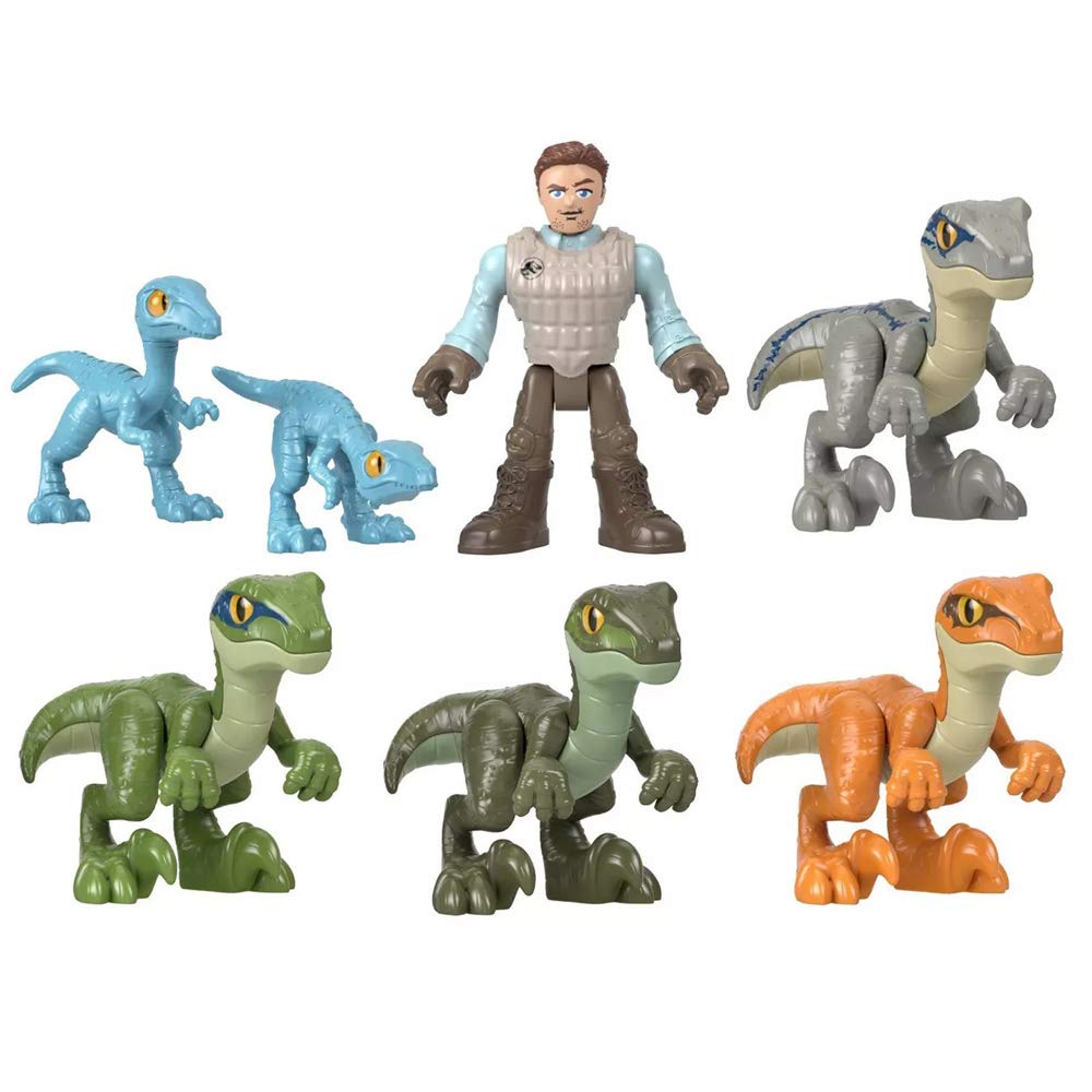 Buy Imaginext Jurassic World Raptor Trainer Owen Gift Set - Collectible ...