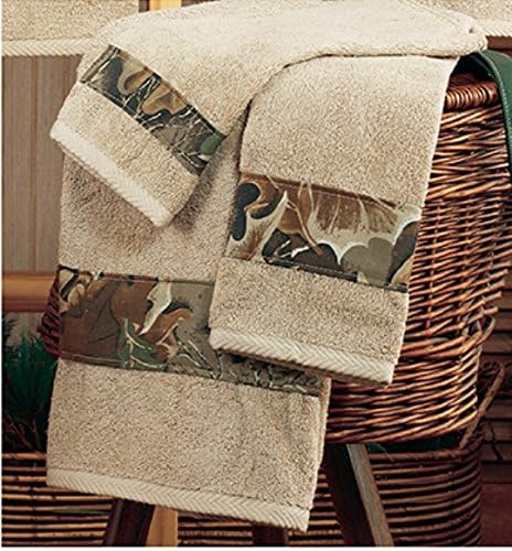 Amazon.com: Realtree Advantage Camo 3 pc. Bath Towel, Hand Towel and ...