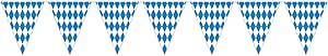 Amazon.com: Beistle Plastic Oktoberfest Bavarian Pennant Banner for ...
