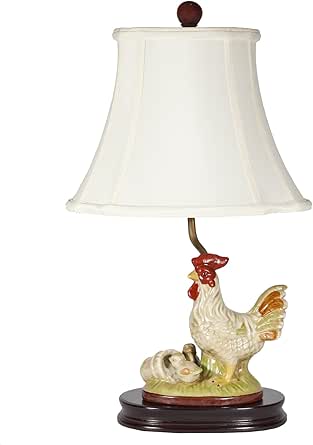 French Country Rooster Accent Table Lamp - - Amazon.com