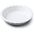 Amazon.com: WM Bartleet & Sons 1750 Crinkle Rim Pie Dish, White ...