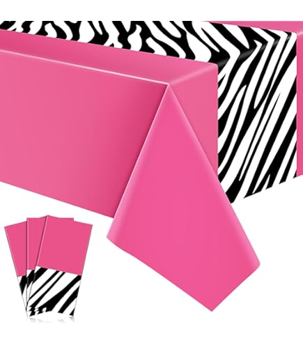 Pink Zebra Print Timeline Banners Amazon.com: Cheerland Zebra Party