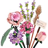 Amazon.com: ZIYOSTAR Mini Bricks Flower Bouquet Building Sets ...