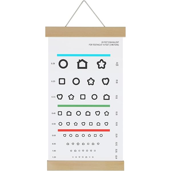 Eye For An Eye EYE EXAM CHART Snellen Eye Chart Wall Chart Snellen ...