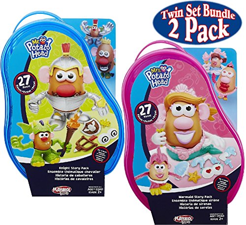 Buy Playskool Friends Mr. Potato Head Knight Story Pack (27pcs) & Mrs ...