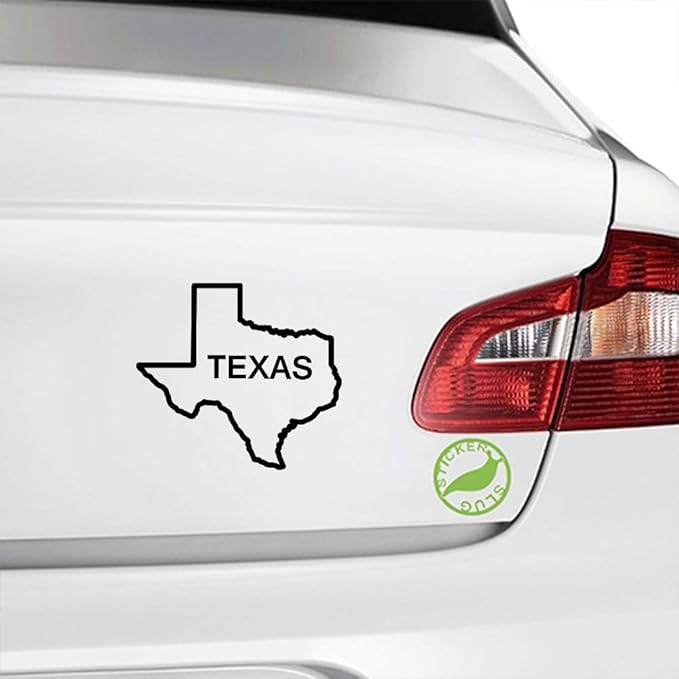 Amazon.com: Texas State Outline Decal Sticker (Black, 5 inch): Home ...