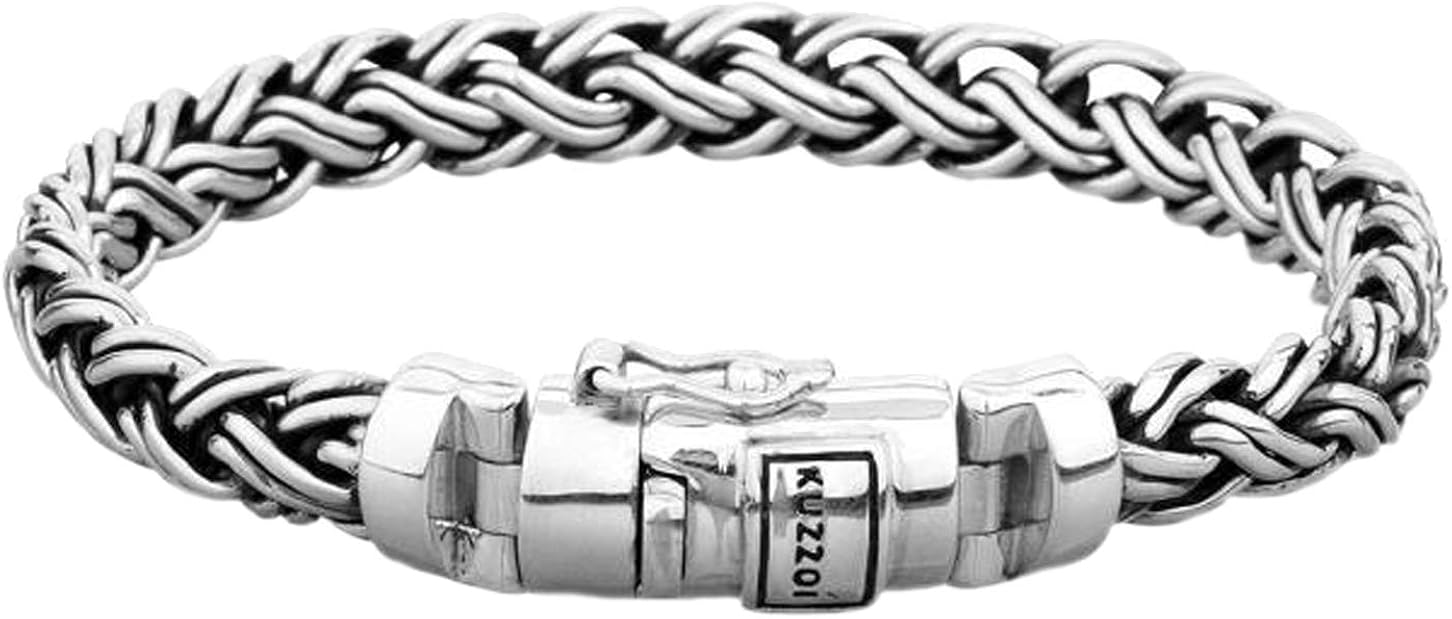 Kuzzoi SilberarmbandHerren Armband aus massivem 925er Sterling Silber ...