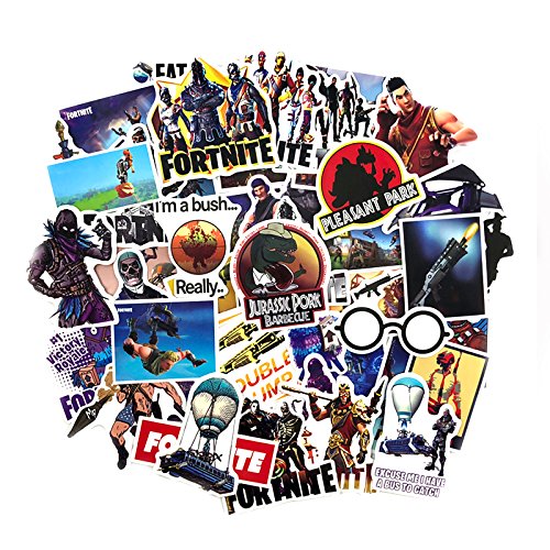 Buy Fortnite Stickers 46pcs – Fortnite Gaming Decal Stickers Kids ...