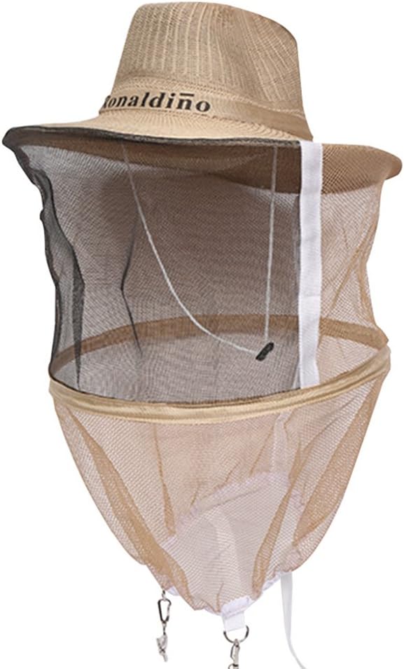 Farm & Ranch Beekeeping Cowboy Hat Mosquito Bee Insect Net Veil Head ...
