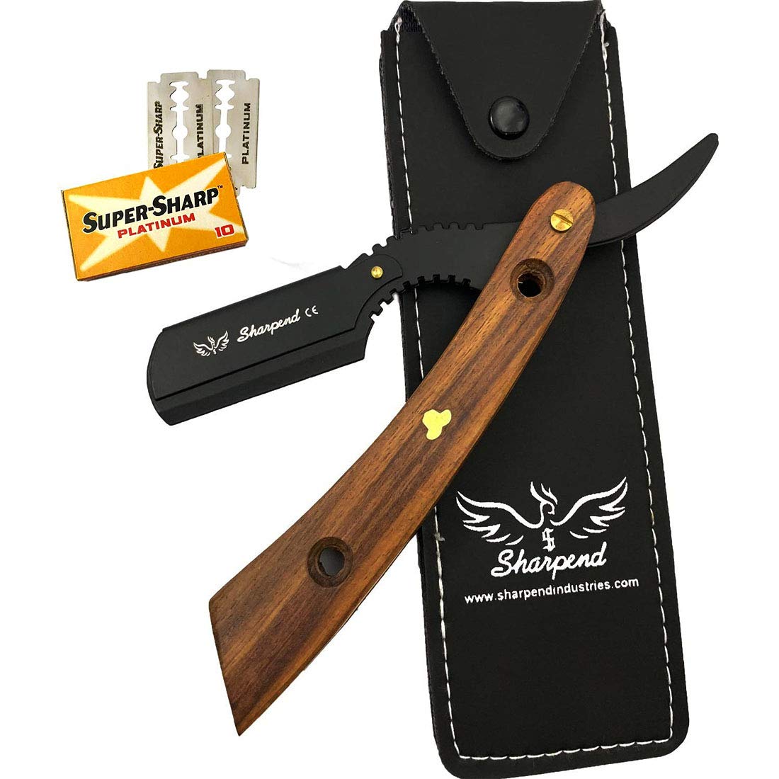 Mua Professional Wood Barber Edge Razor-Salon Quality Cut Throat ...