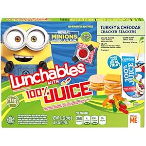 Lunchables Turkey & Cheddar Stackers with Capri Sun Fruit Punch (9.2 oz ...