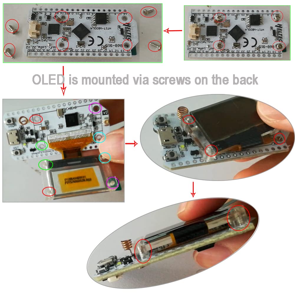 Mua 915 MHz LoRa ESP32 OLED V2 Development Board SX1276 + 915MHz LoRa ...