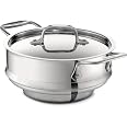 Amazon.com: All-Clad Specialty Stainless Steel Universal Steamer for ...