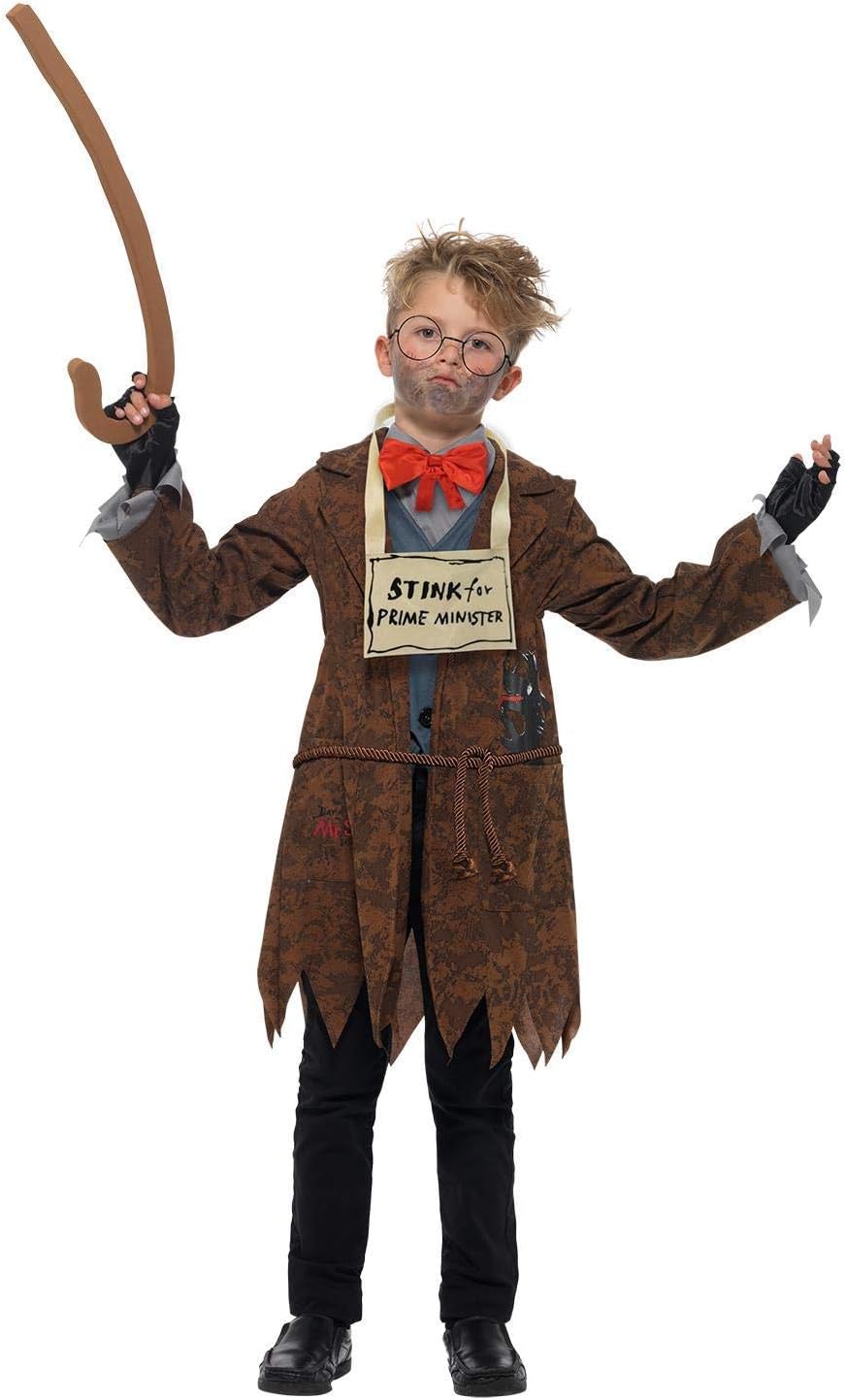 Smiffys Officially Licensed David Walliams Deluxe Mr Stink Costume ...