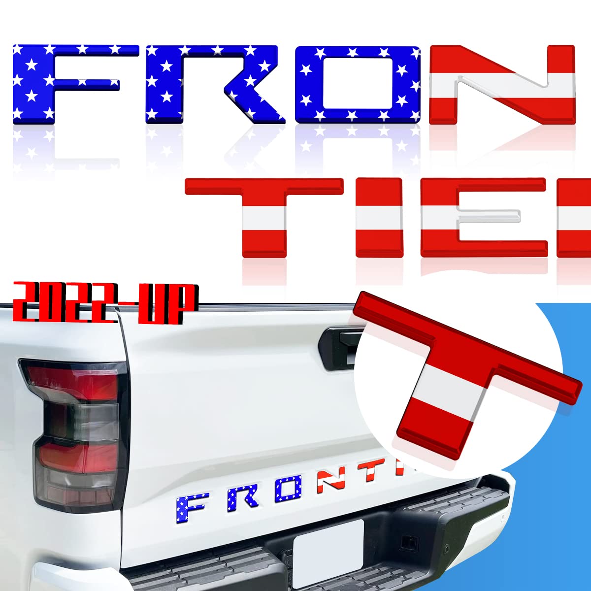 Mua Tailgate Inserts Letters Compatible for 2022 2023 Nissan Frontier ...