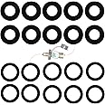Amazon.com: 10Pcs Propane Tank Gasket & 10Pcs Soft Rubber O-Rings for ...