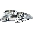 Camco Nesting Cookware Set | Features High-Quality Stainless Steel ...