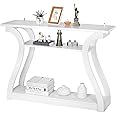 Amazon.com: ZENY Console Table, Entryway Table with 3 Tier Storage ...
