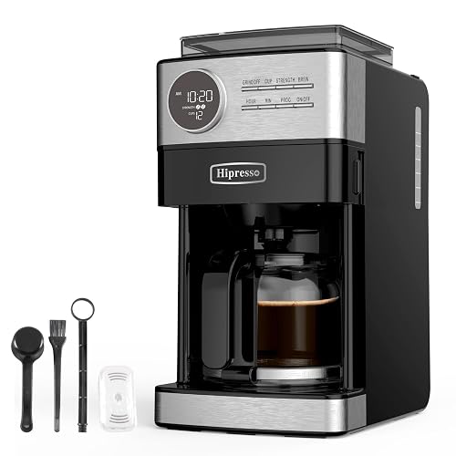 La Reveuse Programmable Drip Coffee Maker with Burr Grinder,2-Way ...
