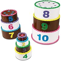 Learning Resources Stack and Count Layer Cake, Homeschool, Early Stacking & Counting Skills ...