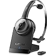 Amazon.com: LEVN Bluetooth 5.0 Headset, Wireless Headset with ...
