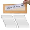 Label Holders Adhesive Shelf Tags - Fushing 50Pcs Clear Plastic Labels ...