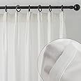 Amazon.com: Ftinala Semi Sheer Curtains 84 Inches Long Light Filtering Curtains White Curtain ...