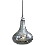 Amazon.com: Uttermost 21978 Arbela 1 Light Pendant, Mini, Black: Carolyn Kinder: Home & Kitchen
