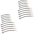 Amazon.com : Jumbo Bobby Pins Metal Hair Pins 20pcs, Textention Black ...