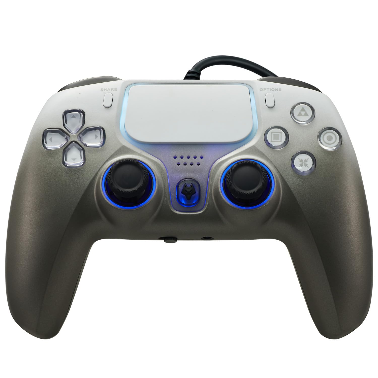 NBCP PS5 Wired Controller with Turbo, Hall Effect Triggers, Dual Vibration, 3.5mm Audio Jack ...