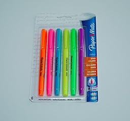 Paper Mate intro BY ACCENT Highlighter, Highlighter Narrow Chisel, 6 ...